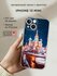 Чехол на Apple iPhone 13 mini / Айфон 13 мини с принтом "Москва 1"
