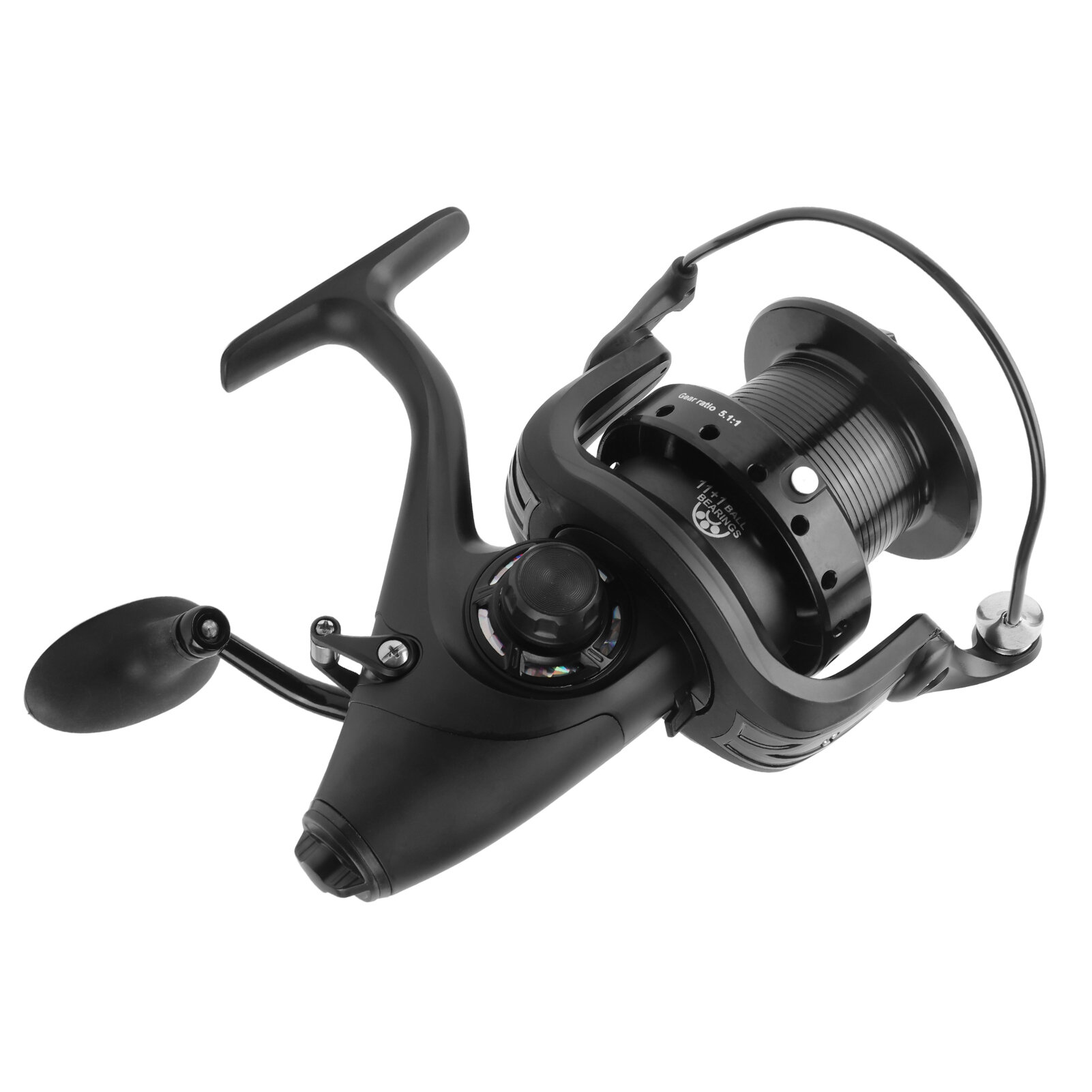 Катушка для спиннинга полностью металлическая 5000/6000/8000 11+1BB нейлон металл высокоскоростная легкая для ручьевой форели окуня двойная разгрузка сила рыболовное колесо