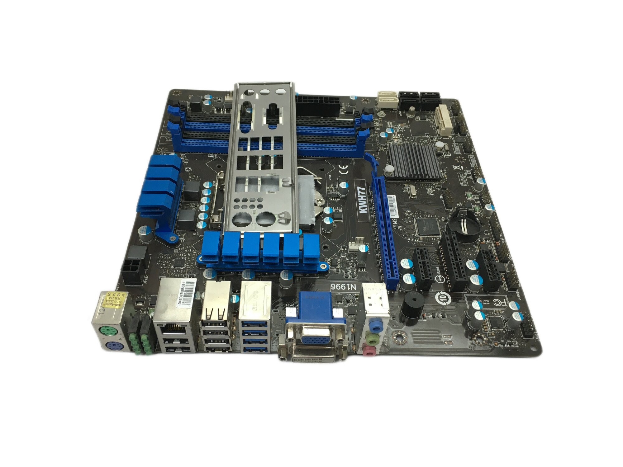 Материнская плата S-1155 Kraftway KWH77 PCI-E/VGA/DVI/4xDDR3/USB3.0/GbLAN/Sb/mATX
