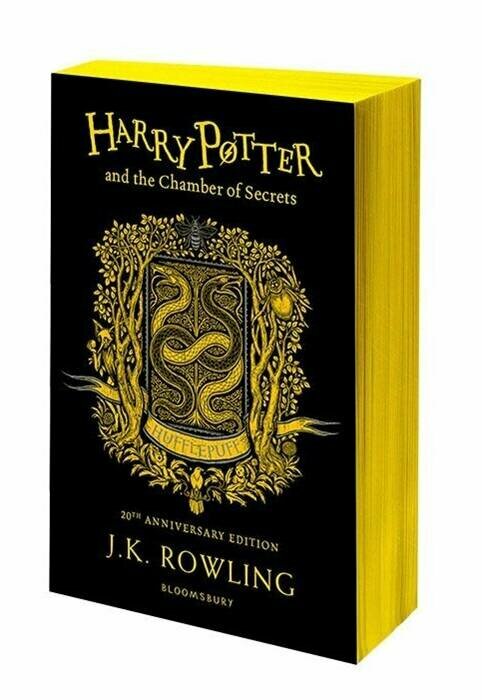Joanne Rowling. Harry Potter and the Chamber of Secrets - Hufflepuff Edition J.K.Rowling Гарри Поттер и Тайная комната-Пуффендуй Д. К. Роулинг/Книги на