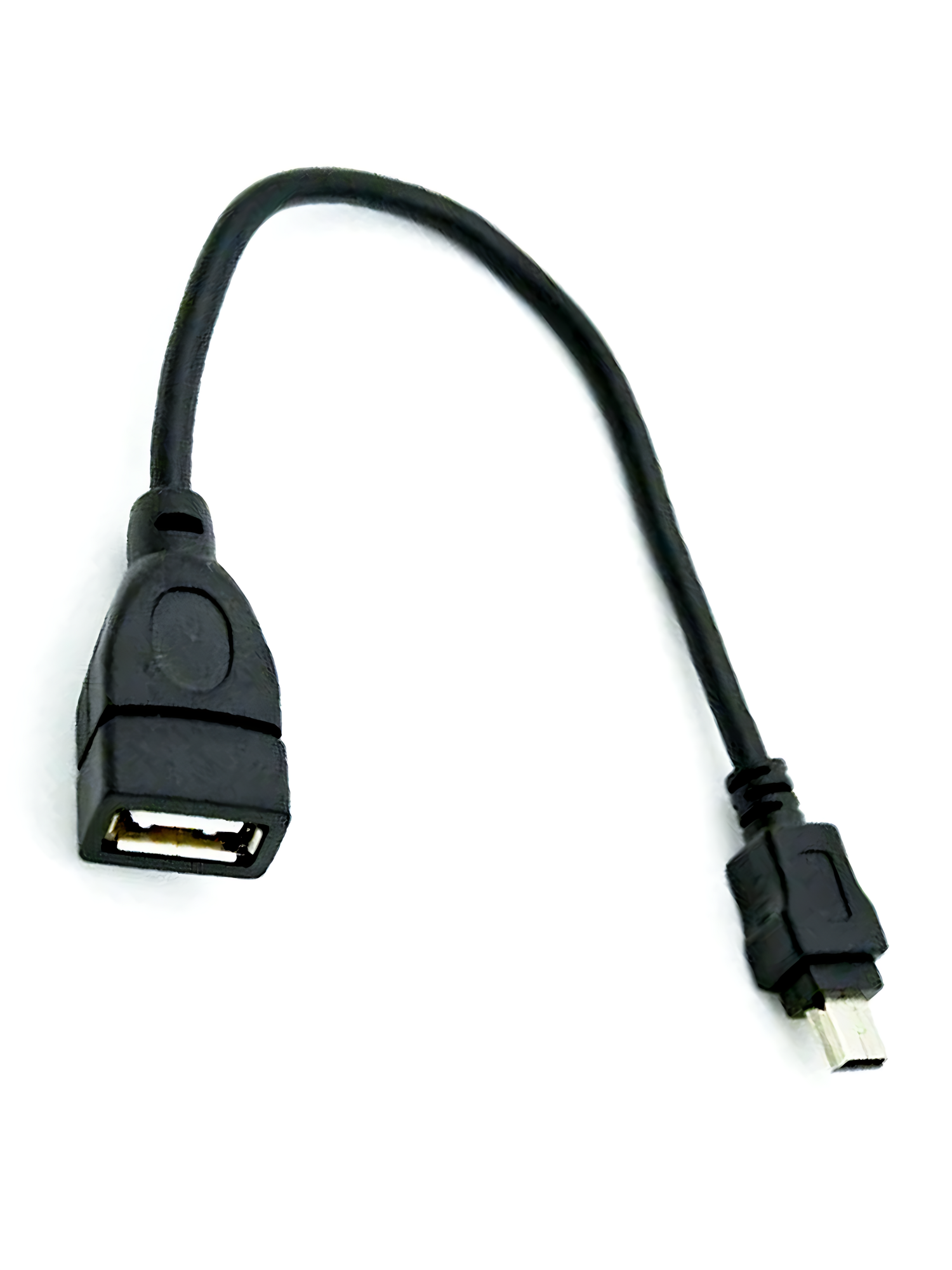 Кабель USB 2.0 (вход) на Mini USB (выход), для подключения USB накопителей к мобильным устройствам