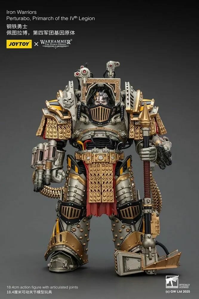 Фигурка JOYTOY "Железные Воины", Warhammer: Ересь Хоруса, Пертурабо
