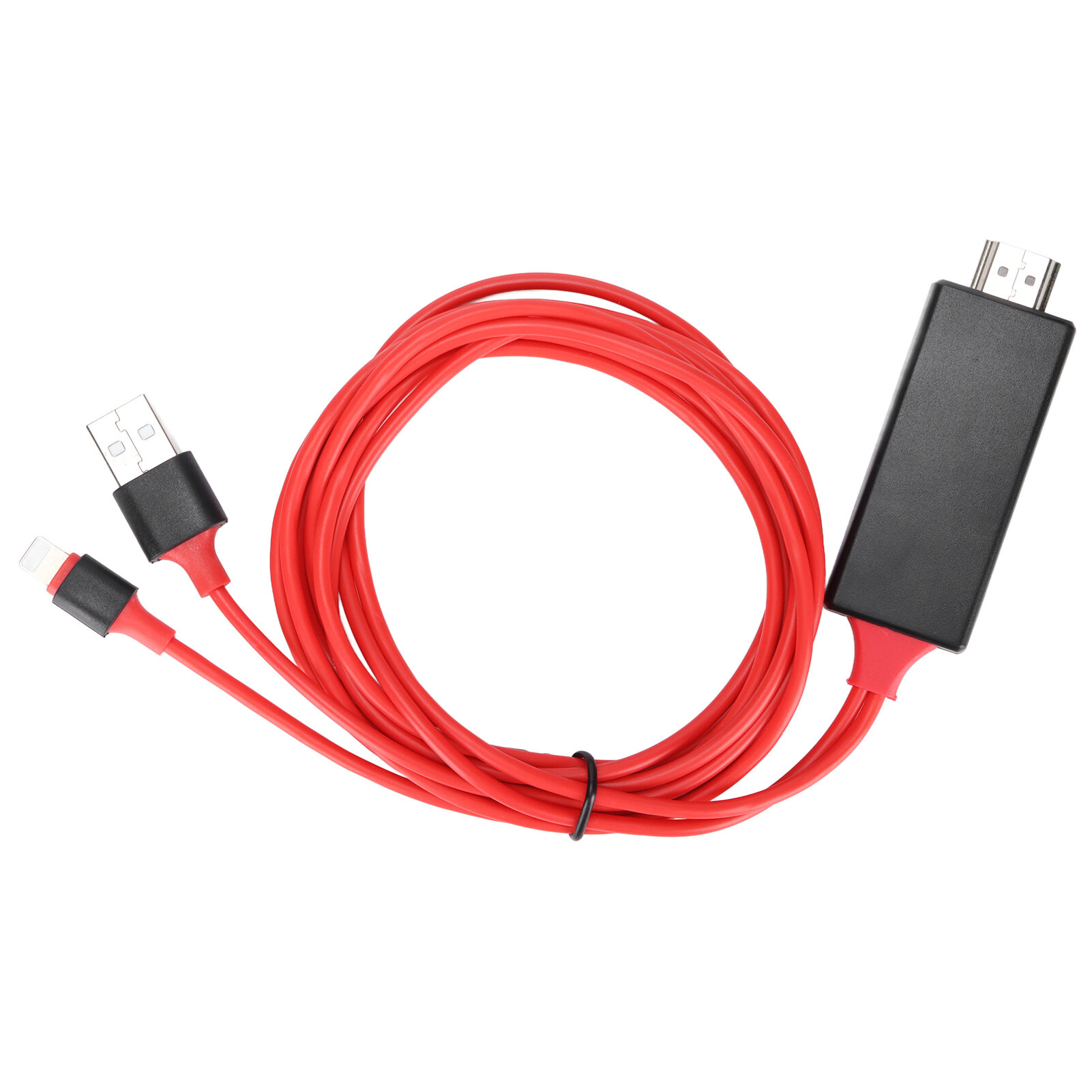 Кабель-адаптер для iPhone 12 серии, 1080P к HDMI, аудио-видео, 2м