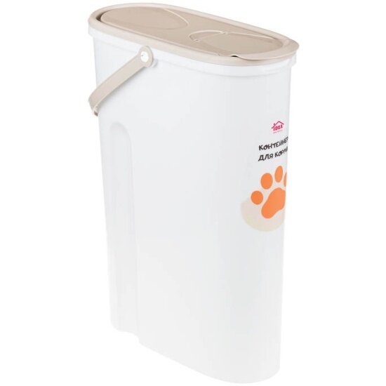 Контейнер для корма Idea для животных 5л М 1242 капучино