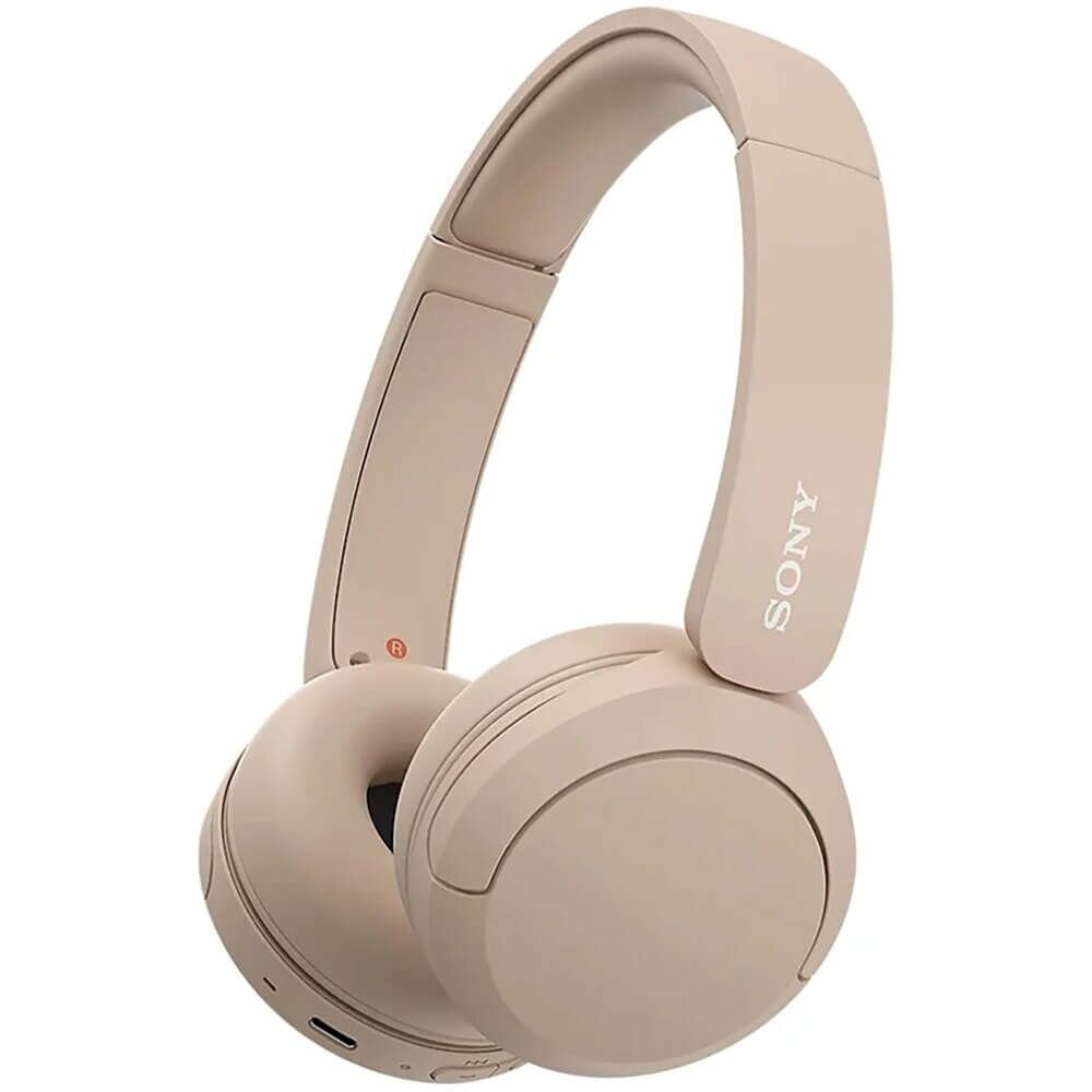 Беспроводные наушники SONY WH-CH520 бежевый (sony WH-CH520 бежевый)
