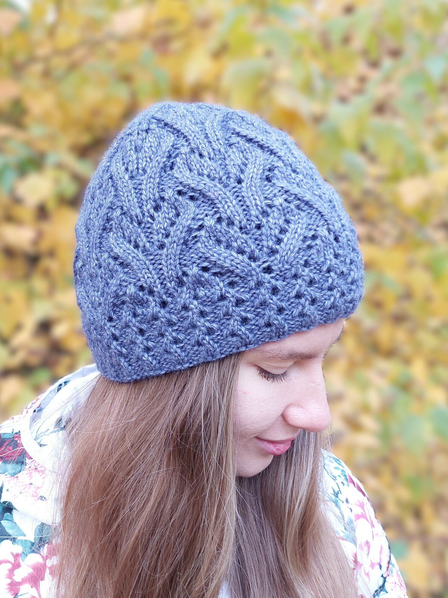 Шапка МариОль, ажур для женщин