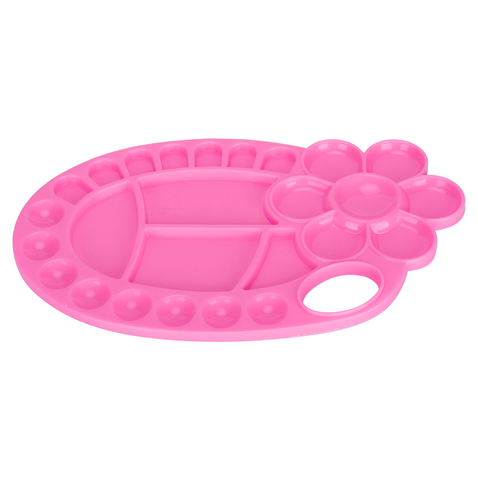 Палитры для красок, пластиковые палитры для акварельной живописи, принадлежности для рукоделия, розовые