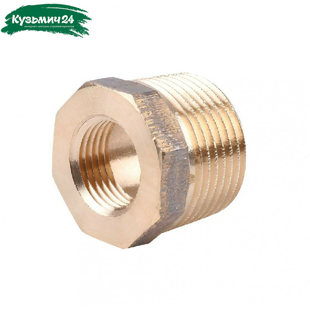 Футорка резьбовая Viega 1'-1/2', НР-ВР, фитинг переходной, бронза