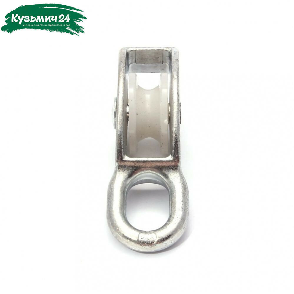 Блок одинарный с пластиковым диском 3/4, под трос 6мм