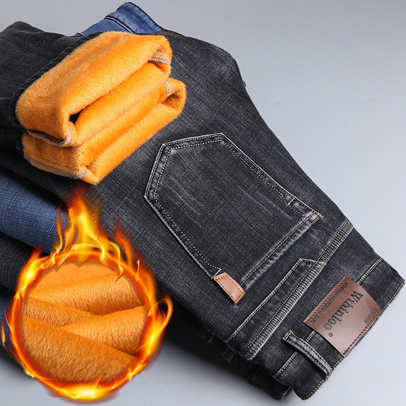 Слим тапер KLQ Круто Новые KLQ мужская одежда прямой крой эластичные молодежные деловые повседневные, Размер_32