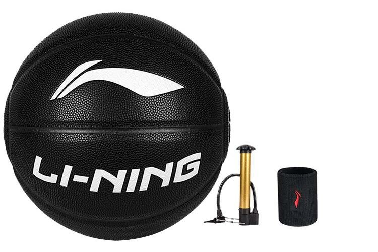 Мяч для водного поло унисекс LINING Badfive PU черный, размер 7
