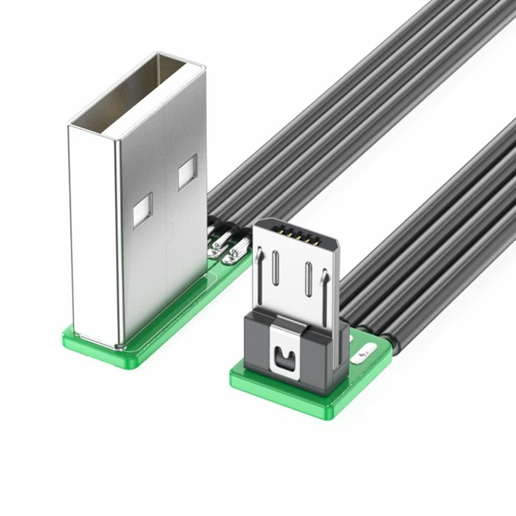 Прямой USB кабель 5Pin для смартфонов и планшетов, 10cm - USB слева