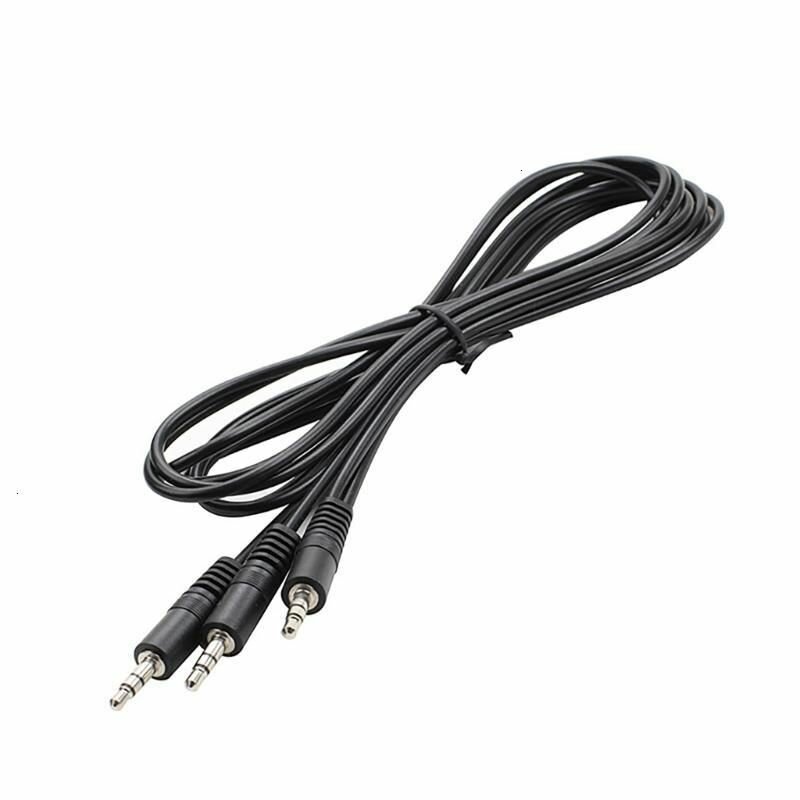 Аудиокабель 3,5 мм от штекера к двойному аудиокабелю one point two-1,5 м