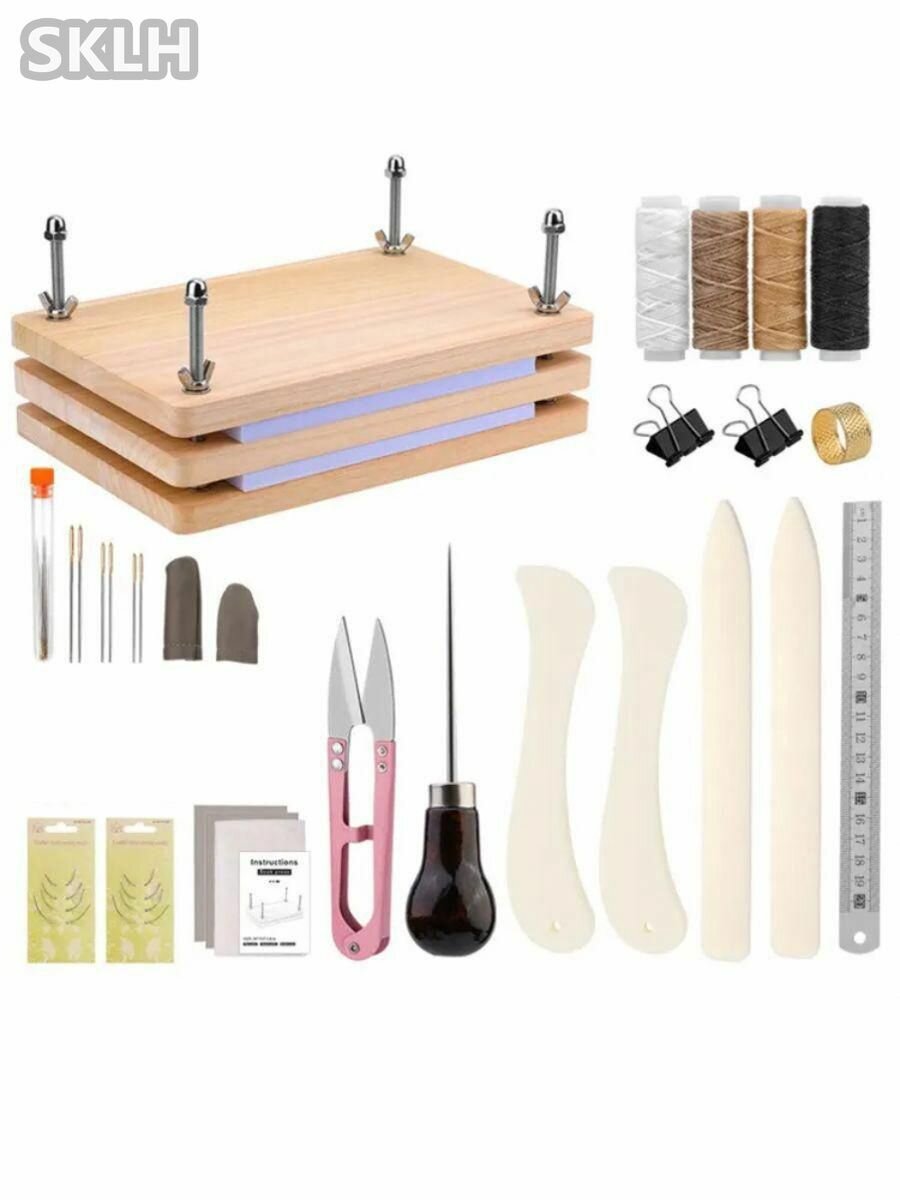 Набор для ремонта книг и переплетов, инструмент для прижима книг, инструмент для переплетных материалов хороший помощник