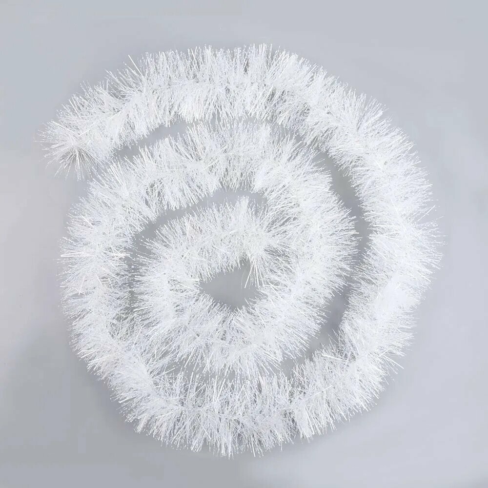 Мишура 200 см белый 3 шт.