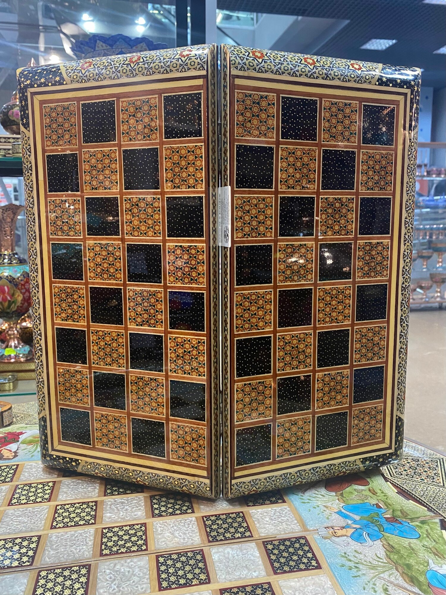 Шахматы-Нарды Хатам Иран Ручная Работа