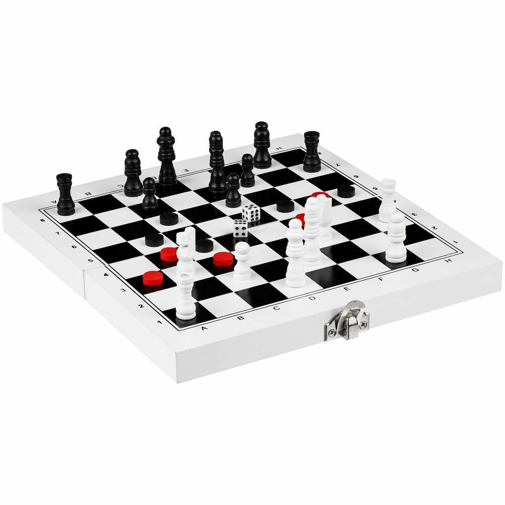 Подарочный набор игр Tickler, белый, в разобранном виде: 20х21,5х1,7 см; в сложенном виде: 20х10,6х3,7 см