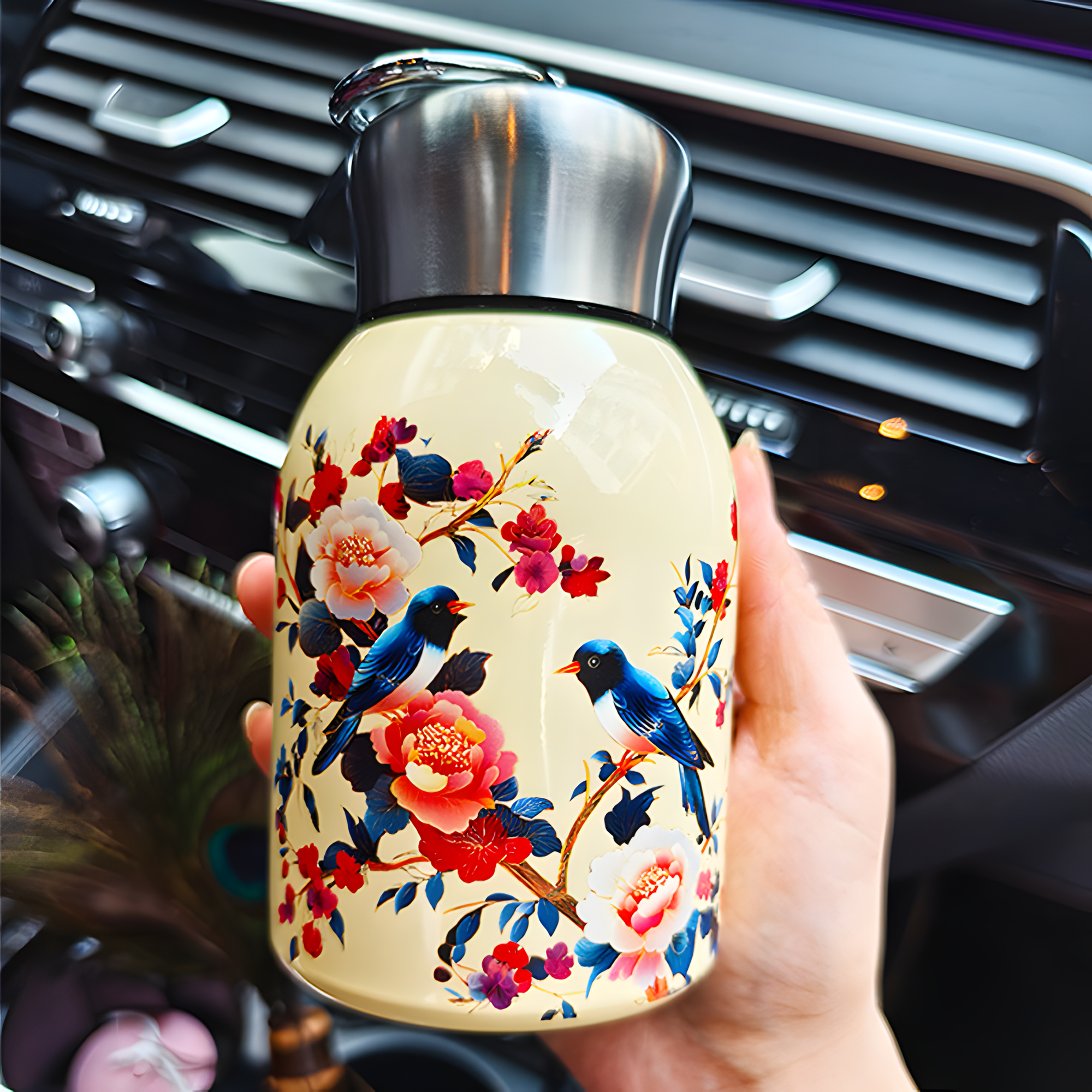 Термос в китайском стиле "Маленький пухлый" 300мл — Портативный с ручкой, для улицы