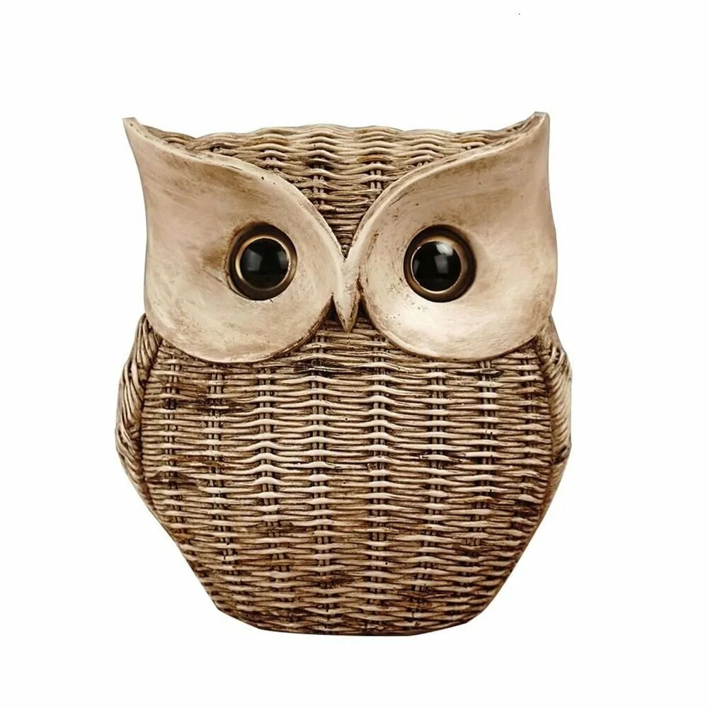 Декоративная фигурка совы из искусственного ротанга，（Рекомендуемые качественные продукты）