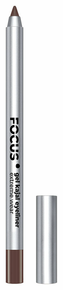 LUXVISAGE, Карандаш-каял для глаз гелевый Focus Extreme Wear, Тон 02 Brown