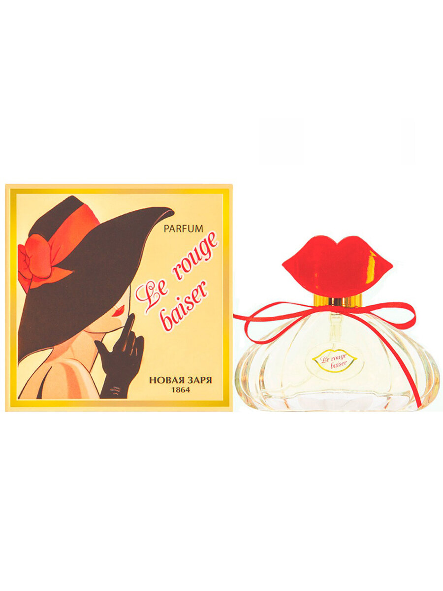 Духи женские Новая заря Красный поцелуй Le Rouge Baiser 30мл в футляре