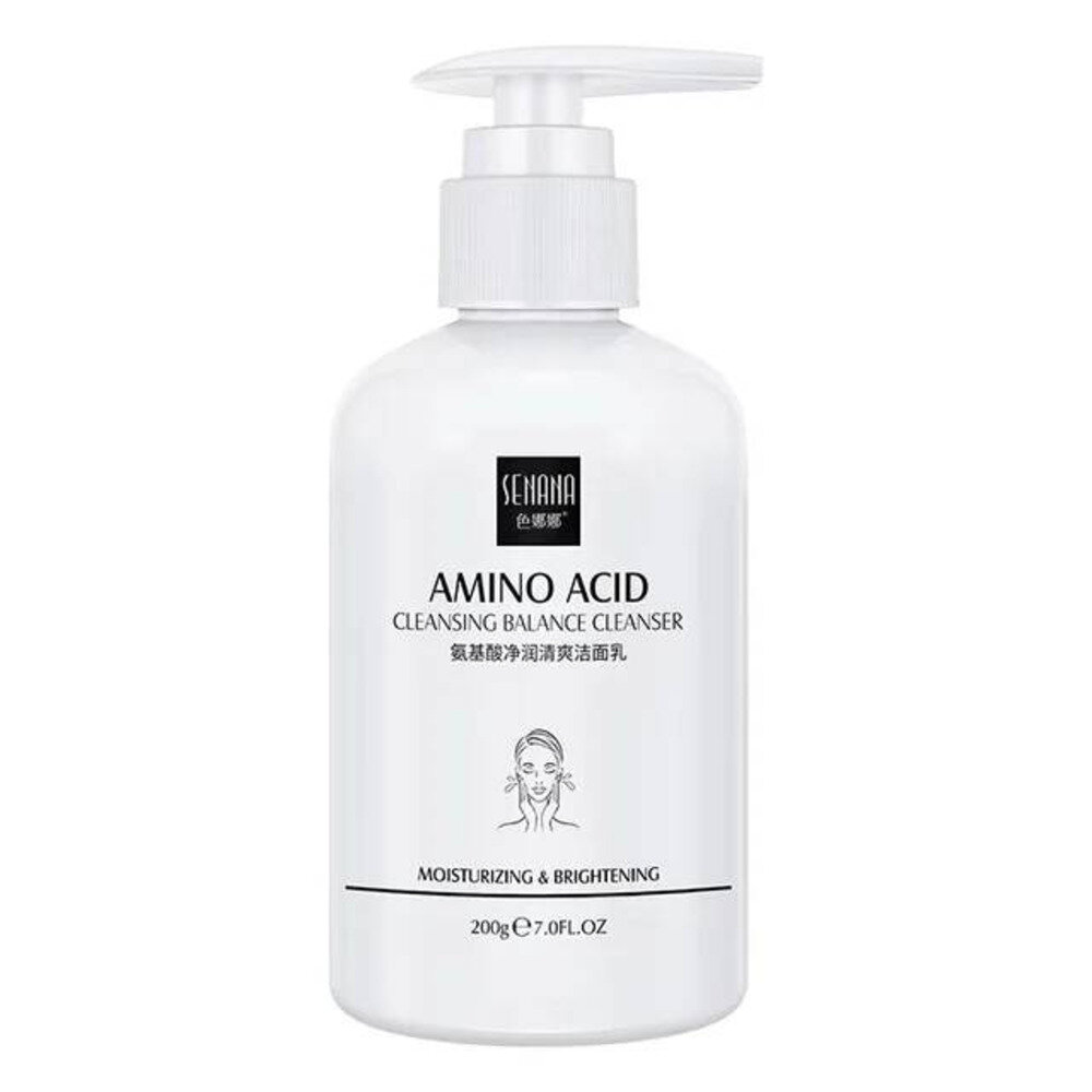 Очищающее средство для лица с аминокислотами, глубокое очищение, увлажняющее средство для контроля жирности кожи, мягкий очищающий гель, средства для умывания лица.