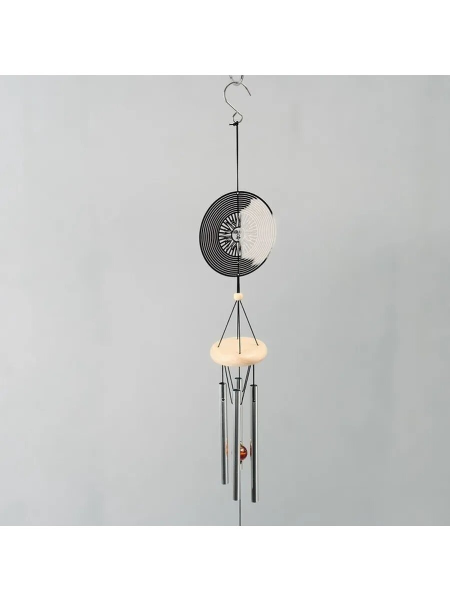 Муза ветра «Солнце» с 4 трубками — уют и гармония