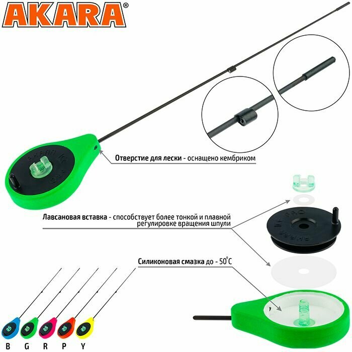 Удилище Akara SPZ Sport Green
