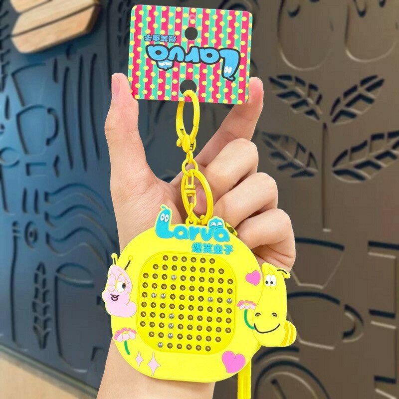 Креативный антистрессовый магнитный стальной шарик, доска для рисования, брелок, подвеска для рюкзака, брелок для автомобиля, украшение для хранения, подарок для детей