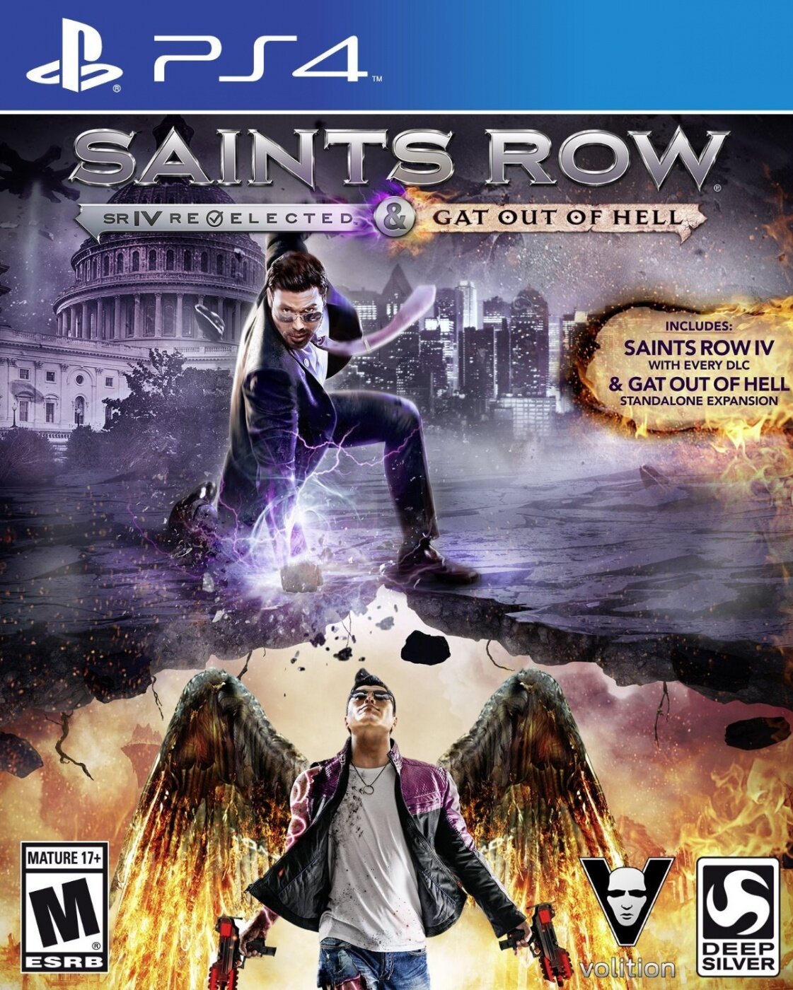 Saints Row 4 Re-Elected+Saints Row: Gat Out of Hell [PS4, русские субтитры]