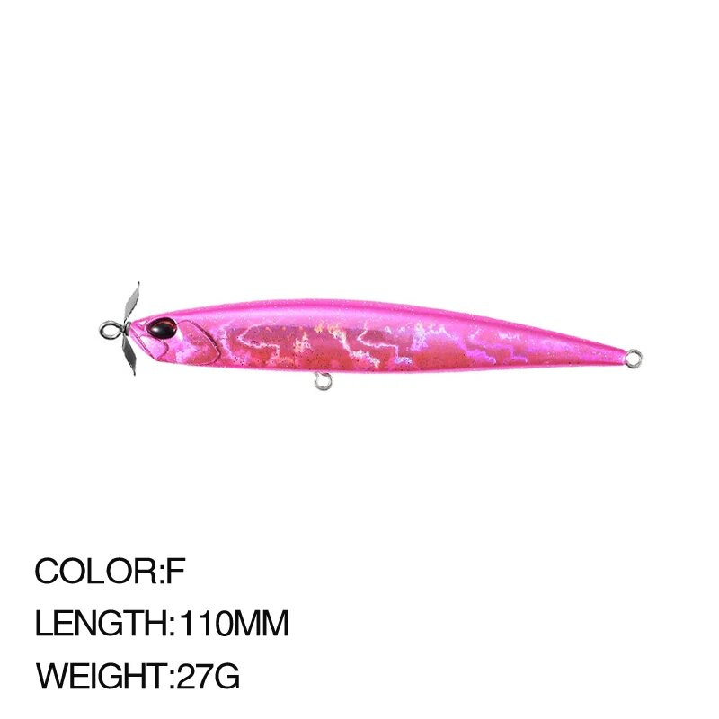 Воблер тонущий Swimbait 11см, 27г, F, Розовый