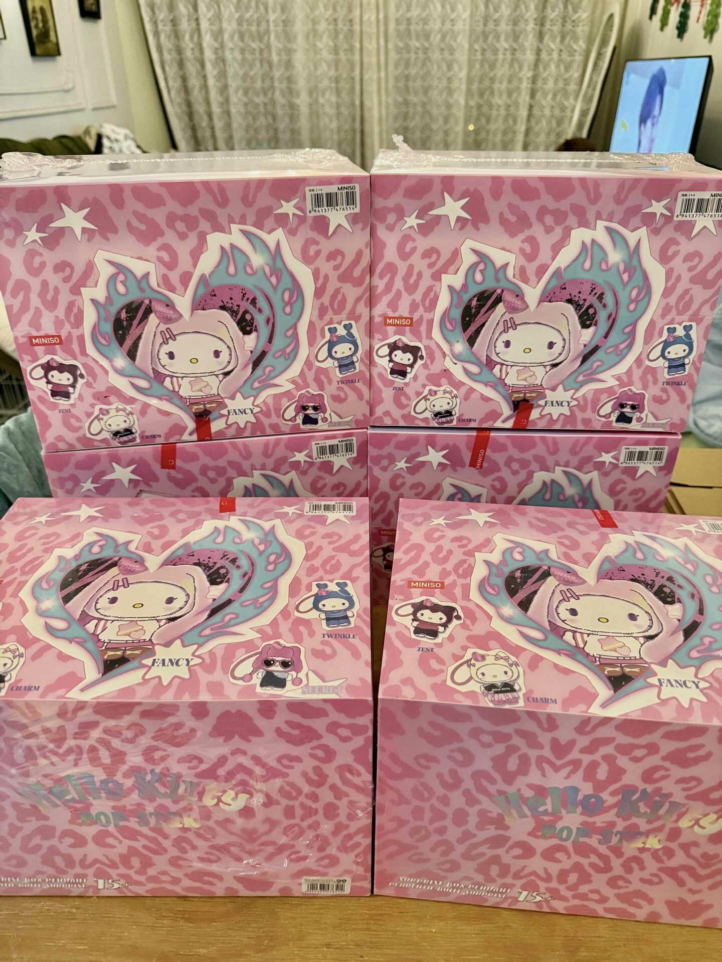 Новинка в наличии! Виниловая плюшевая игрушка Hello Kitty Popstar Series, слепой бокс, модный слепой бокс с котом