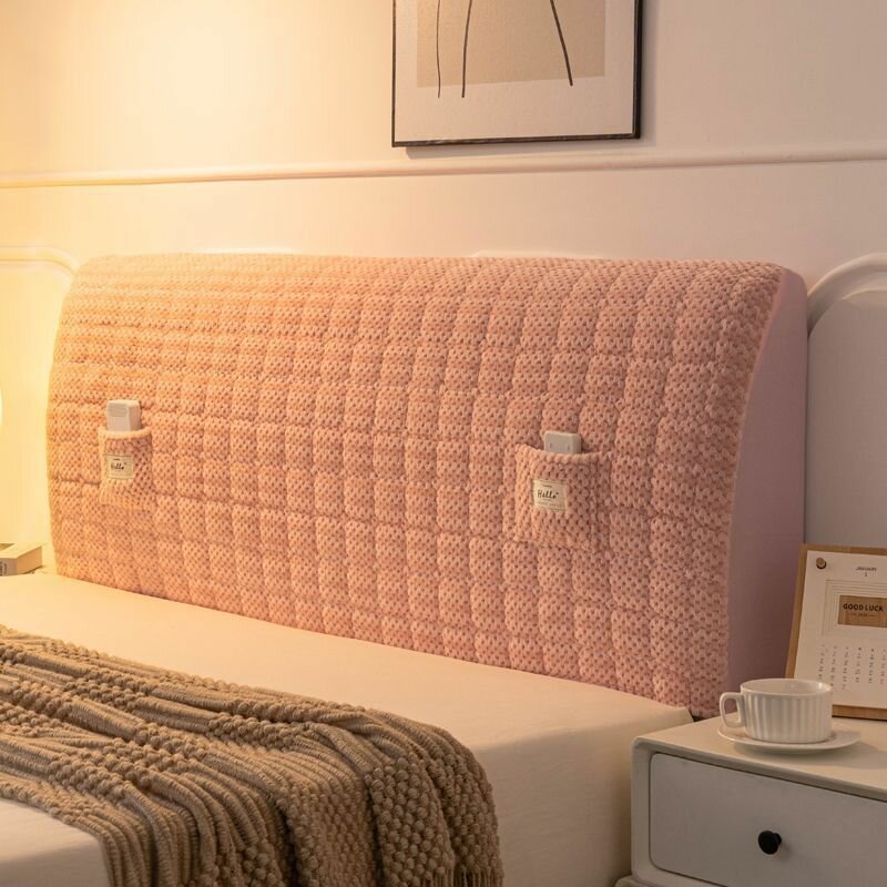 Горячая распродажа роскошного высококачественного набора прикроватных чехлов, деревянные прикроватные чехлы, универсальный тип, с флисовой подкладкой, утолщенные защитные чехлы для прикроватных тумб, антиударные, без боли