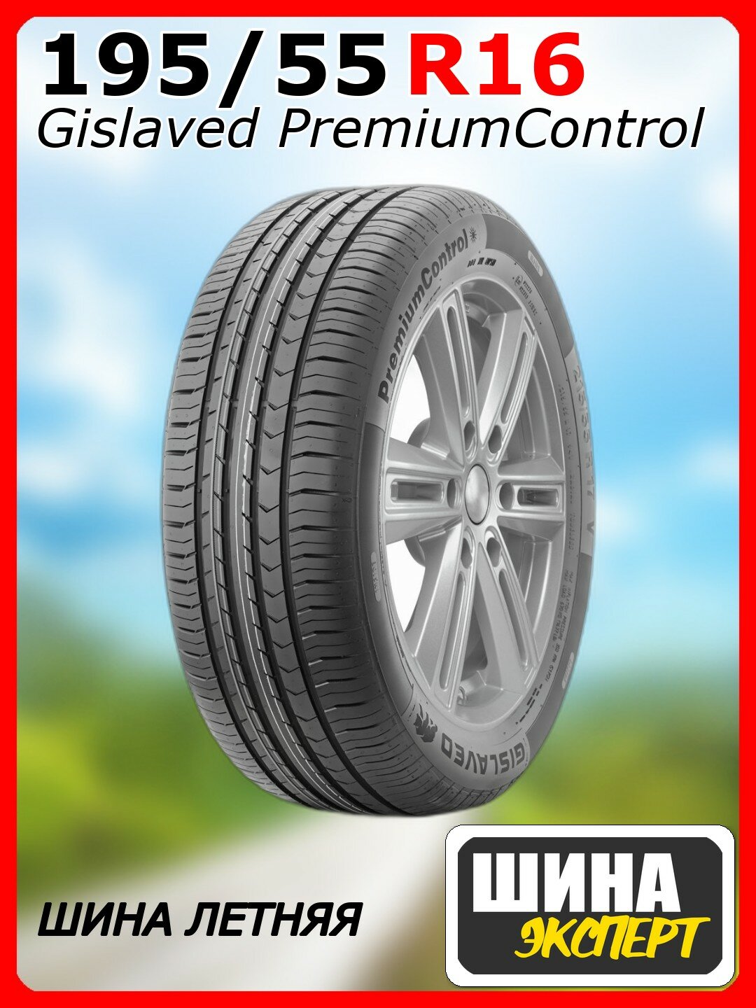 Шина летняя Gislaved 195/55/16 V 91 PremiumControl для легковых автомобилей 03150110000