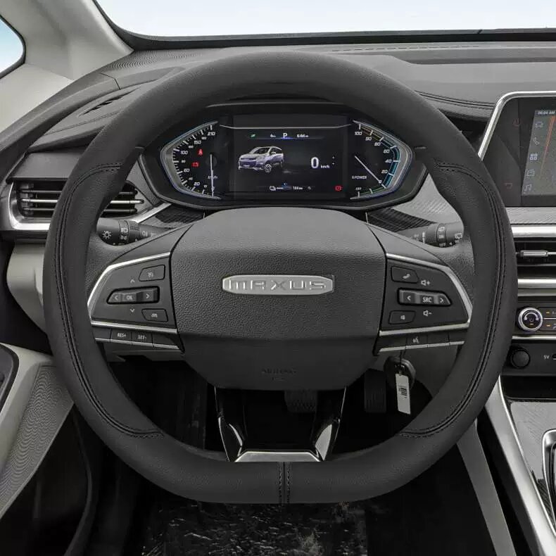 Кожаный чехол на рулевое колесо D-типа темно-черный для D60 Land D90Pro G50 MIFA5 MIFA9 G20 G90