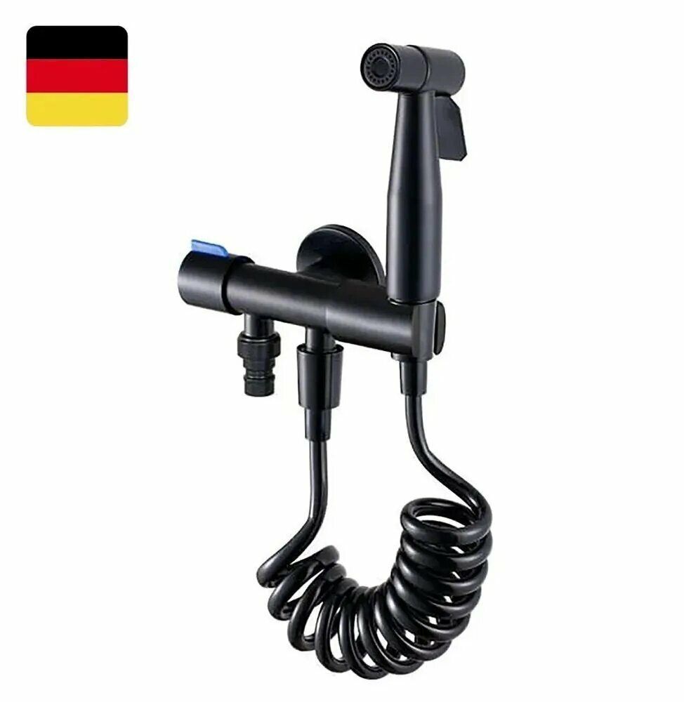 Гигиенический душ для унитаза на холодную воду, нержавеющая сталь, графит