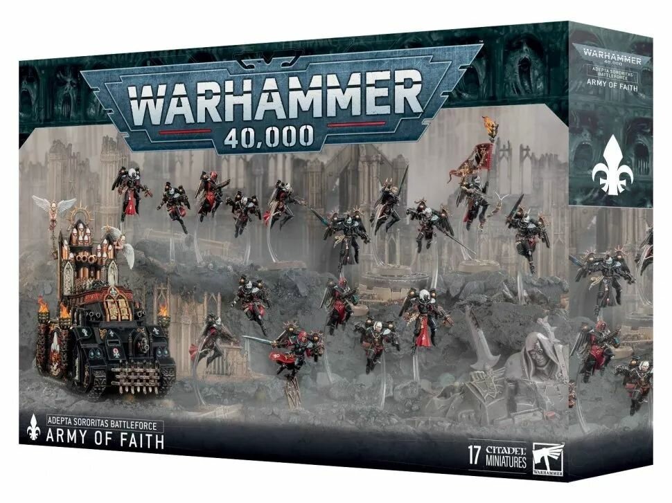 Набор миниатюр Warhammer 40000 Adepta Sororitas Army of Faith