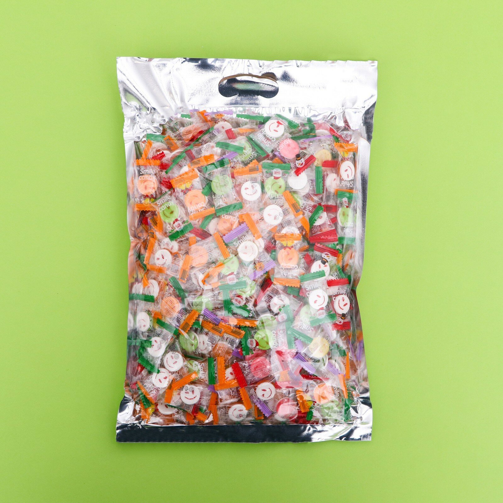 Карамель леденцовая Smile Candy микс (лимон, клубника . манго, арбуз), 1 кг