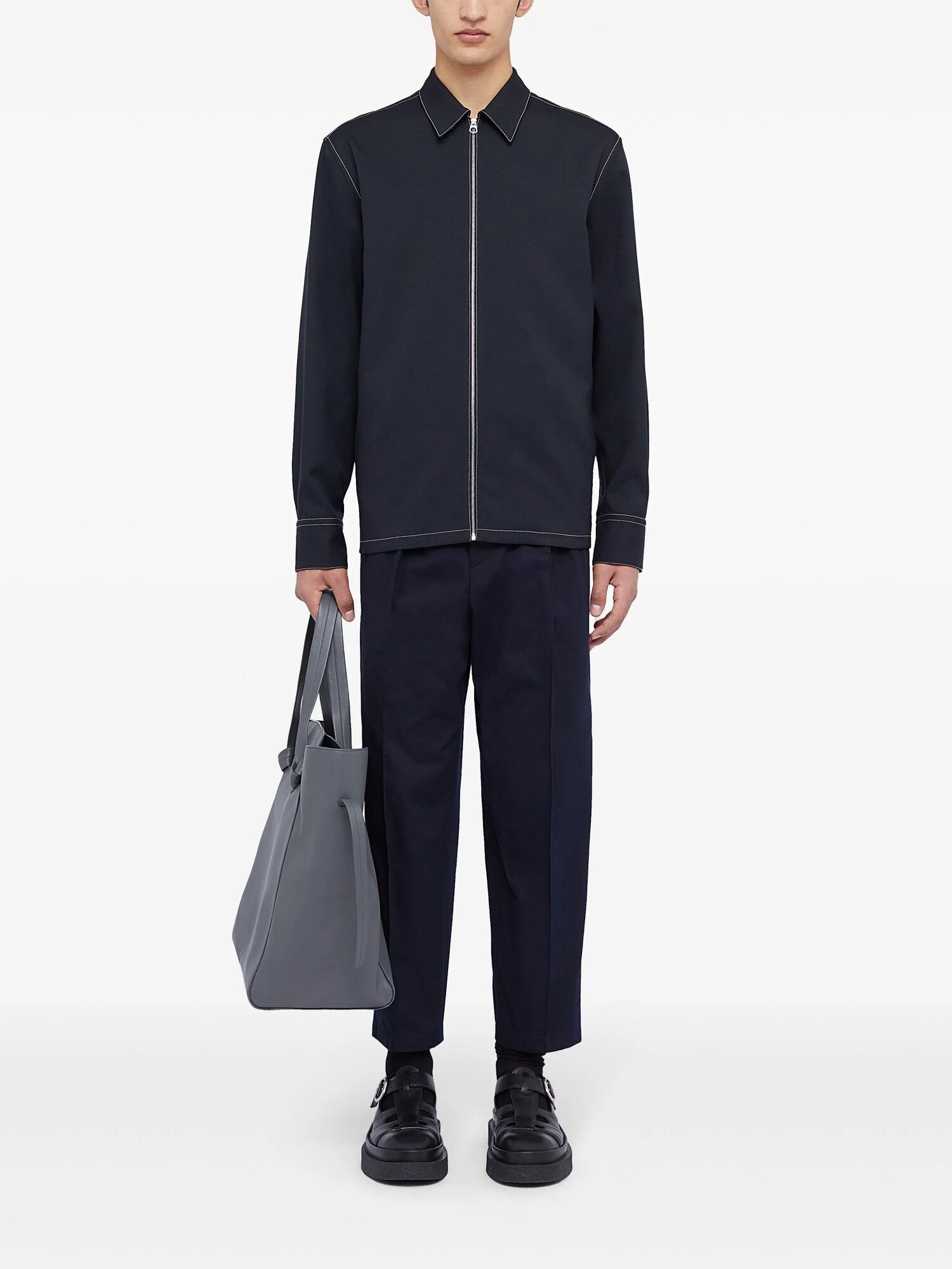 Куртка Jil Sander, размер 52 IT, синий — фото 1