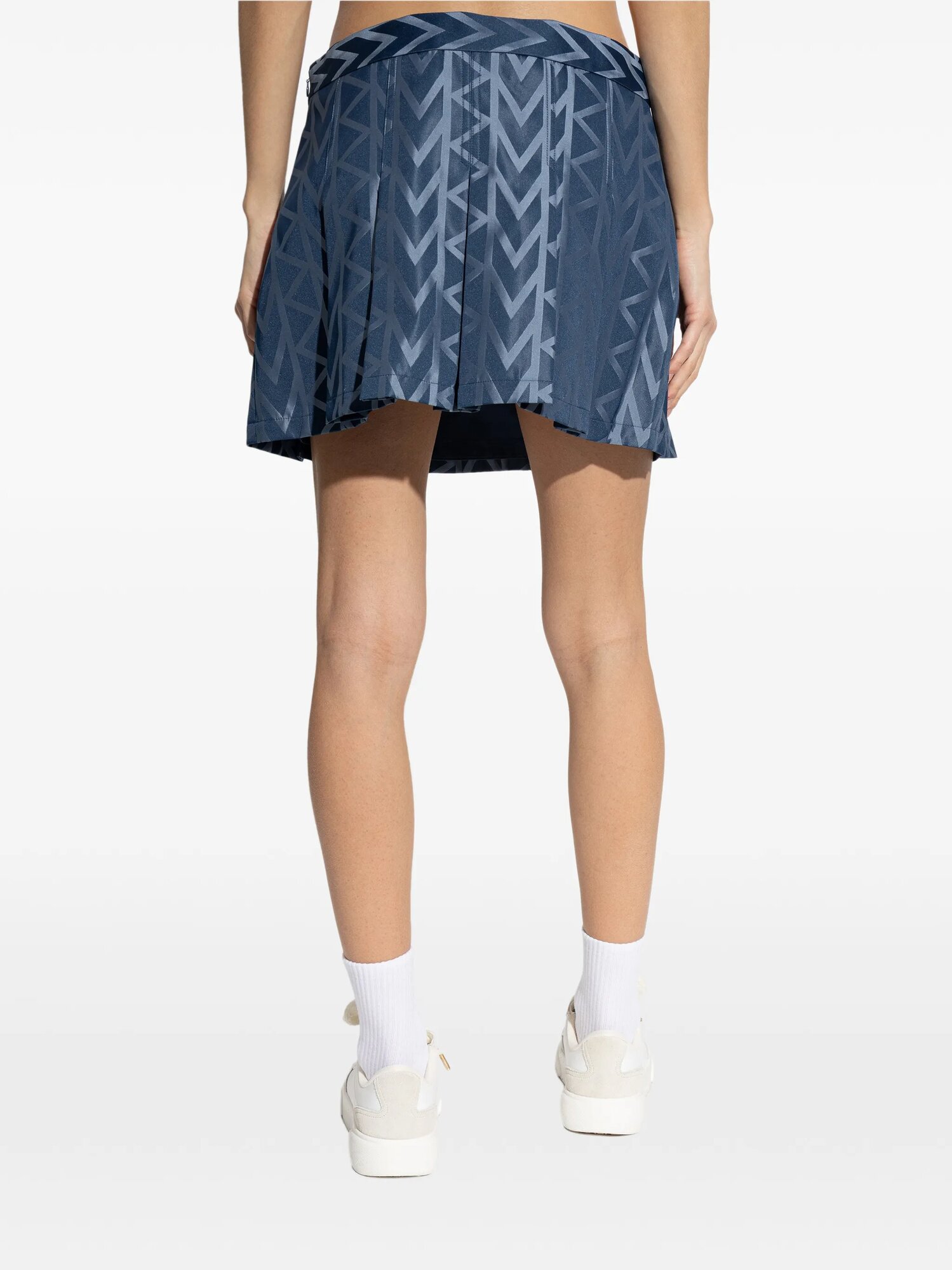 Юбка Michael Michael Kors Pleated mini skirt, размер 10, синий — фото 1