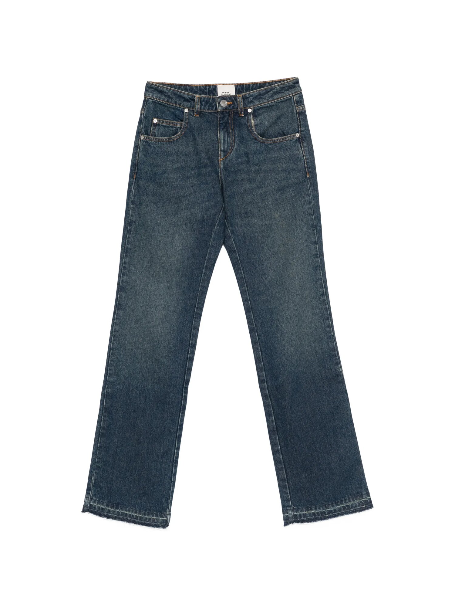 Джинсы Frayed-edges denim jeans 