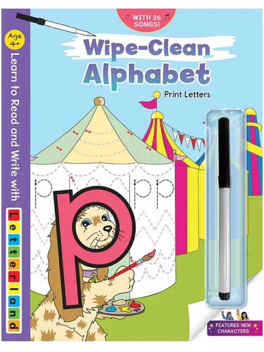 Letterland Wipe-Clean Alphabet Book Print Letters | Letterland International