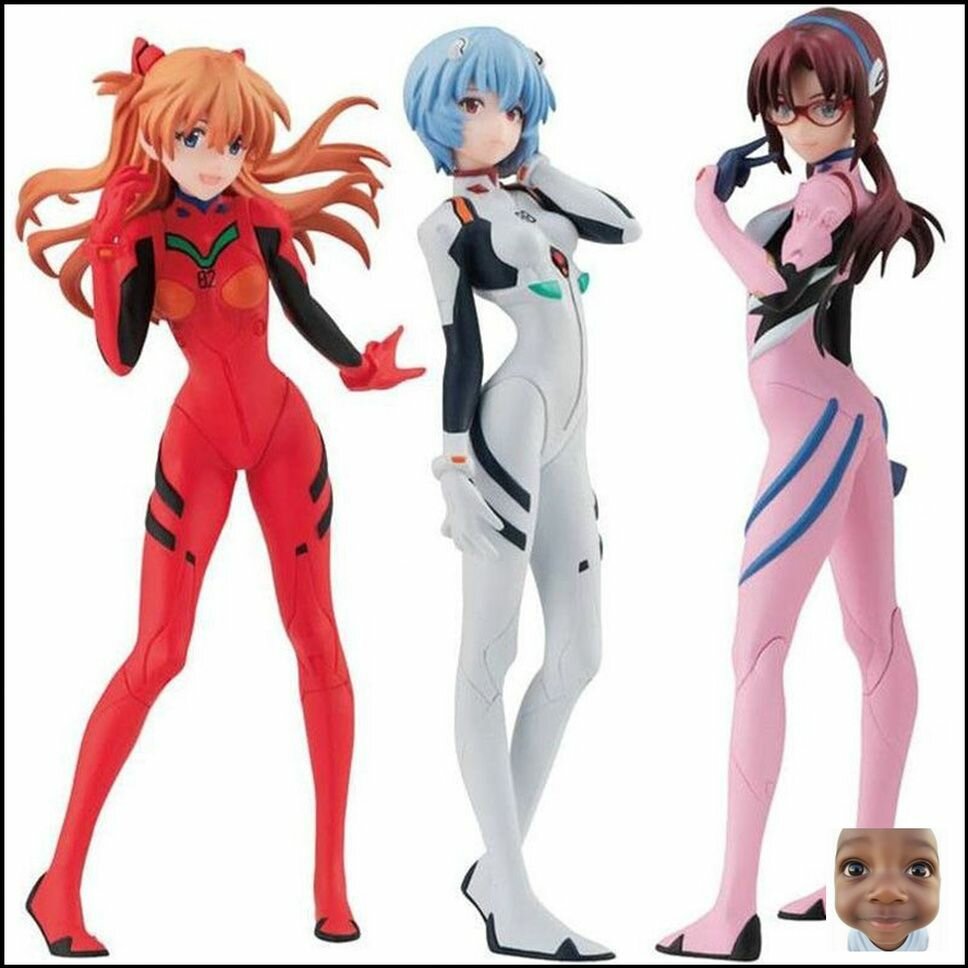 Евангелион EVA Evangelion Мари Рей Аска Аниме фигурки игрушки