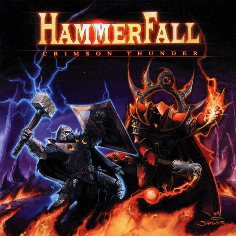 Фирменное издание HAMMERFALL - Crimson Thunder CD