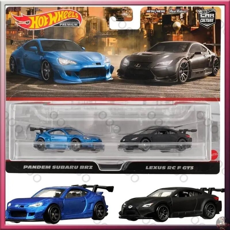 Машинка коллекционная Premium 2 Pack PANDEM SUBARU BRZ & LEXUS RC F GT3