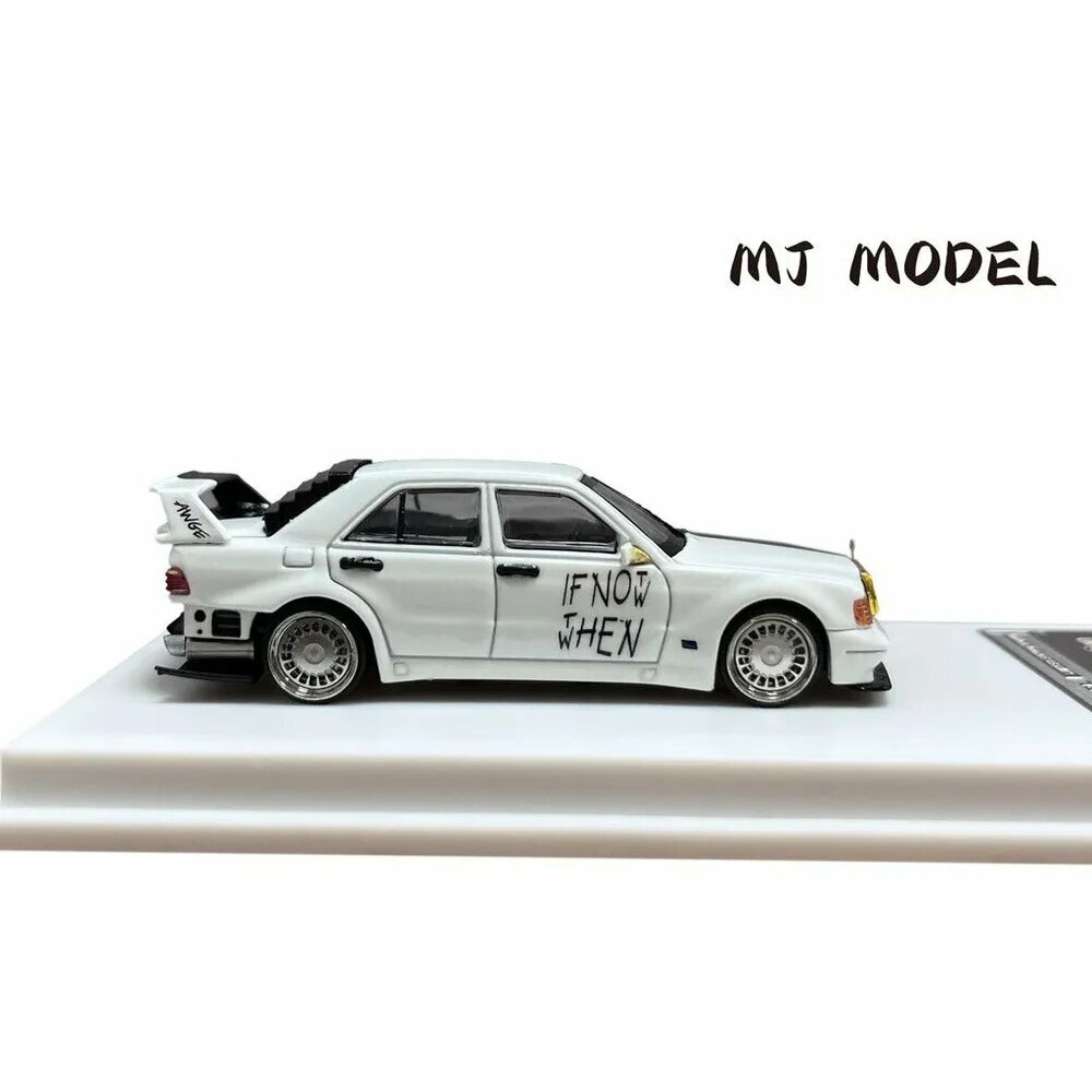 MJ 1/64 Mercedes-Benz 190E W201 2.5-16 EVO2 Модель автомобиля из литого металла