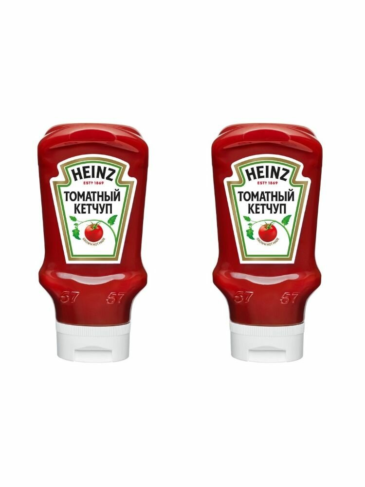 Heinz Кетчуп Томатный, 460 г, 2 шт