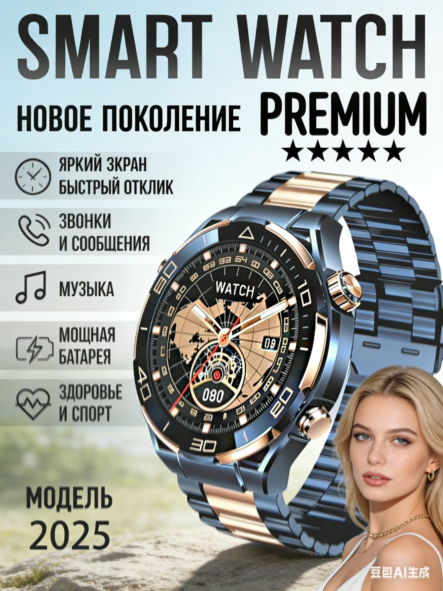 Смарт часы мужские G6 Pro, мужские смарт часы с измерением давления и SpO2, Bluetooth-звонки, 100+ спортивных режимов, влагозащита IP67