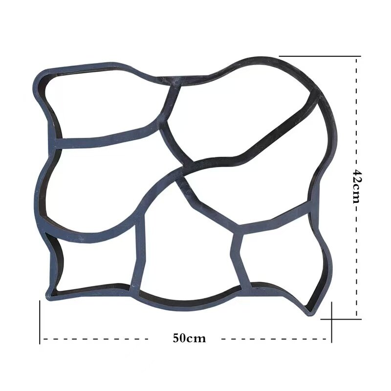 Форма для бетонных плит 50*42*4.5 cm