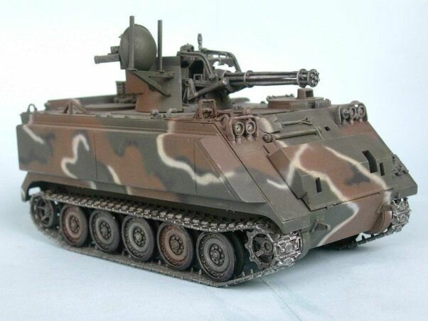 M163 VADS Vulcan. Масштабная модель 1:72.
